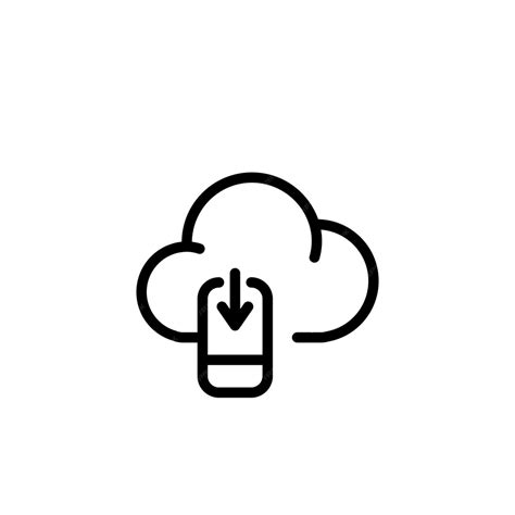 Premium Vector Technology Cloud Computing Sign Symbol Vector