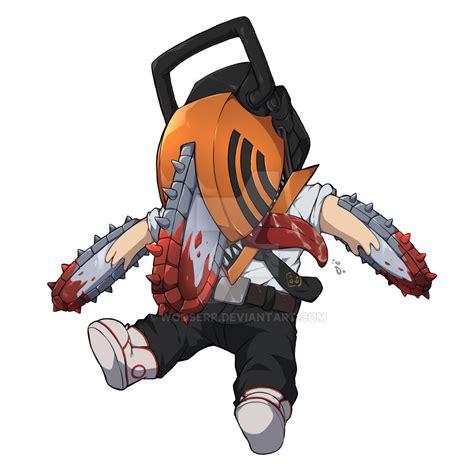 Chibi Chainsaw Man By Wooserr On Deviantart