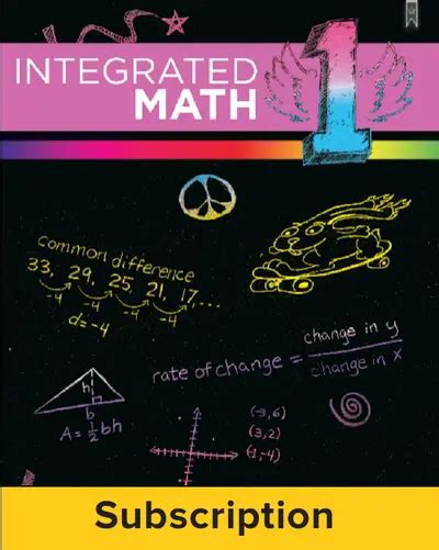 Integrated Math Course 1 Online Student Edition 6 Year Subscription