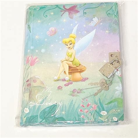 Disney Other Disney Tinkerbell Diary With Llock 2 Keys 5 X 7 Poshmark