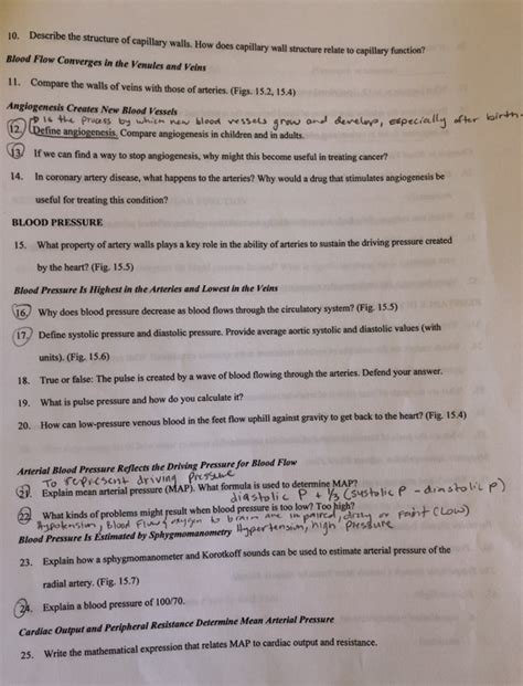 Solved 10 Describe The Structure Of Capillary Walls How