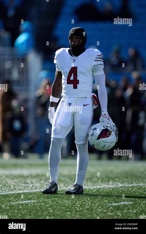 Arizona Cardinals Wide Receiver Greg Dortch 4 Warms Up Prior To An