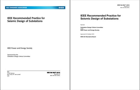 Ieee 693 2018【中文版翻译 Pdf原版】《变电站抗震设计推荐导则》在电力设施抗震设计中具有重要地位 知乎