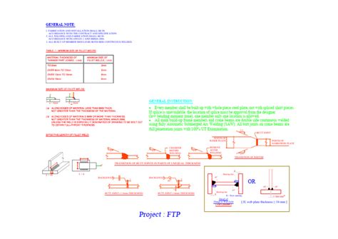 General Note Pdf Welding Construction