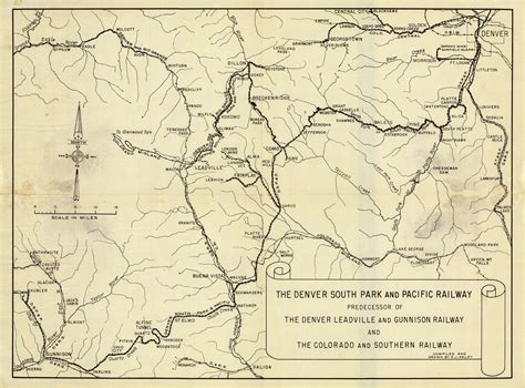 The Denver South Park And Pacific Railway Art Source International