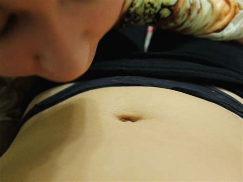 The Fantastic Evelinas World Licking Sexy Belly Button