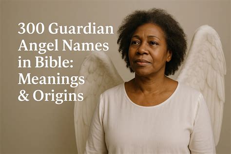 300 Guardian Angel Names In Bible Meanings And Origins