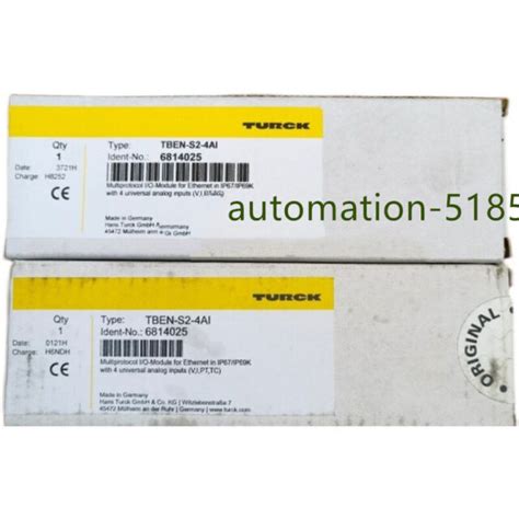 Turck Tben S2 4ai Compact Multiprotocol I O Module For Sale Online Ebay
