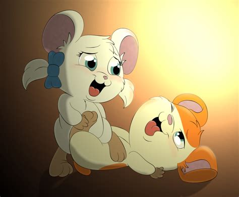 Rule 34 3 Bijou Hamtaro Cricetid Duo Female Fur Hamster Hamtaro
