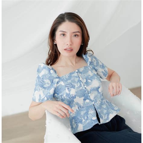 Jual Clarini Atasan Wanita Anna Top Shopee Indonesia