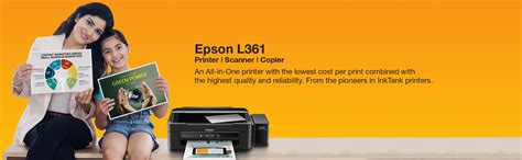 Epson L361 Multi Function Ink Tank Colour Printer Black Get Fry
