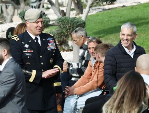 Us Militarys Centcom Commander General Michael Kurilla Attended Ceremony For Installing New