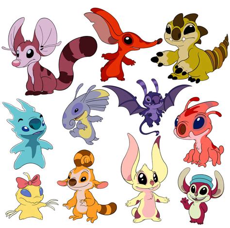 Stitch Cousins By Flashthewolf On Deviantart