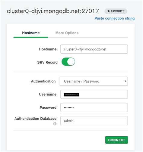 can not connect to mongodb on cloud from metabase add database form