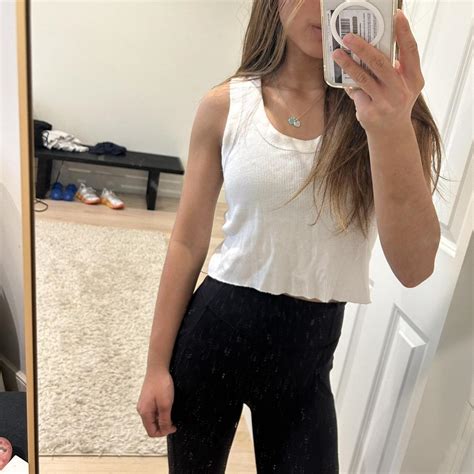 Brandy Melville Connor Tank In White🤍🥥🌴 Super Depop