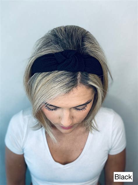 Solid Color Knotted Headbands Hard Knot Headbands Knotted Headband