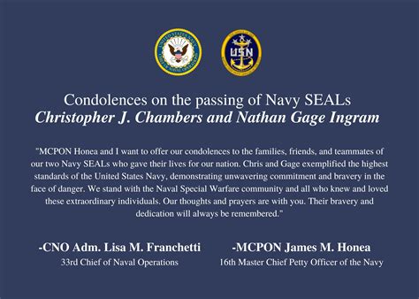 Two Navy Seals Declared Dead After Carrying Out Boarding Mission During