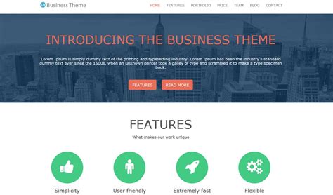 Business Professional Theme Prepbootstrap