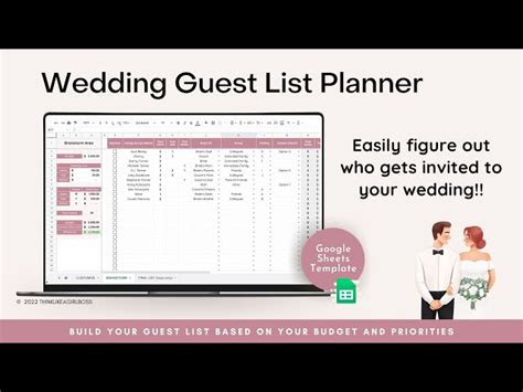 Wedding Guest Excel Template