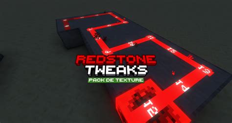 Redstone Tweaks Maîtrisez Vos Circuits Pack De Texture Minecraft