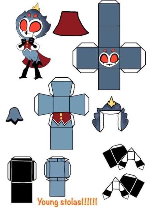 Young Stolas Papercraft In 2025 Custom Paper Dolls Paper Doll