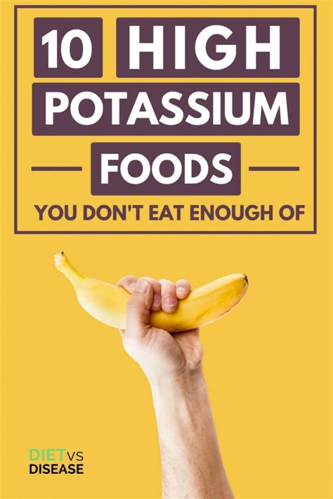 10 Foods High In Potassium That You Dont Eat Enough Of Diet Vs Disease