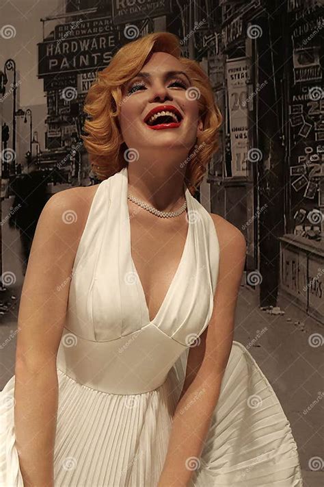 Wax Figure Of Marilyn Monroe American Actress Model And Singer Editorial Stock Image Image