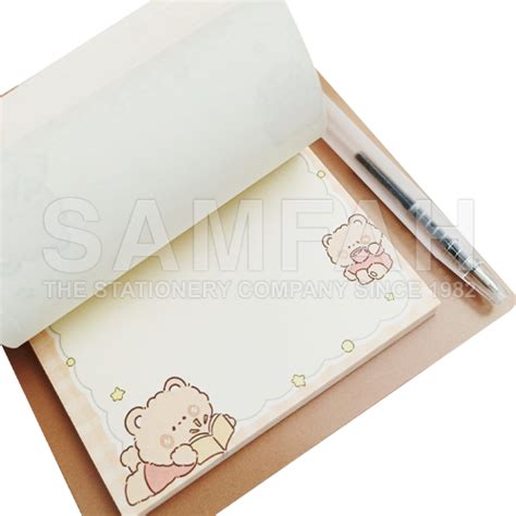 Cute Bear Sticky Note Samfah