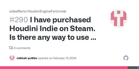 i have purchased houdini indie on steam is there any way to use it
