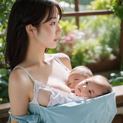 Cute Girl、clear、 Beautiful Skin、 Real 、breastfeeding、milking Seaart Ai