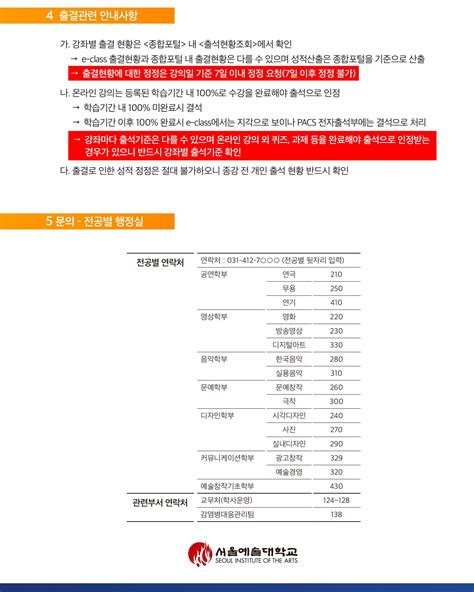 서울예술대학교 E Class System