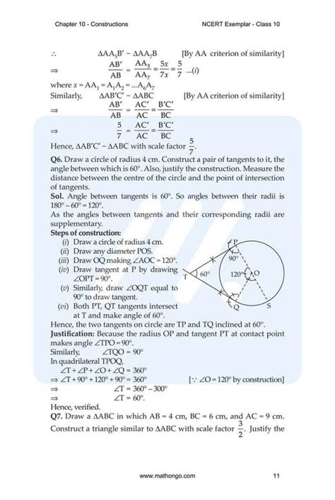 Ncert Exemplar For Class 10 Maths Chapter 10 Mathongo