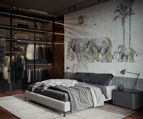 Bedroom With Elephant On Behance