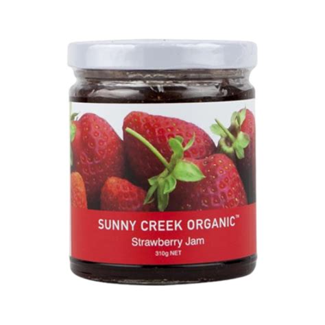 Sunny Creek Organic Jam Strawberry Organic Pouch