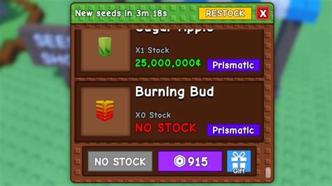 How To Get Burning Bud In Grow A Garden Beebom