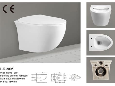 Ce Concealed Tank Dual Flush Ceramic Luxury Wall Hung Toilet For Hotel