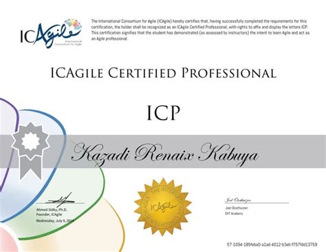 Agile Certificate Pdf Education