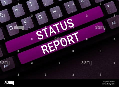 Text Caption Presenting Status Report Internet Concept Update Summary Of Situations As Of A