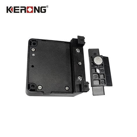 Kerong Black Electromagnetic Cabinet Door Lock Automatic Locker Lock