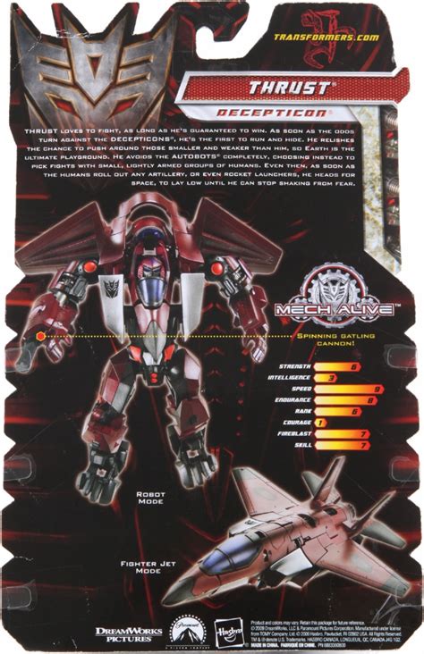 Deluxe Class Thrust Transformers Movie Revenge Of The Fallen Rotf