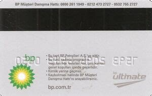 Functional Card Bp Club Kia Filling Stations Türkiye Turkeybp