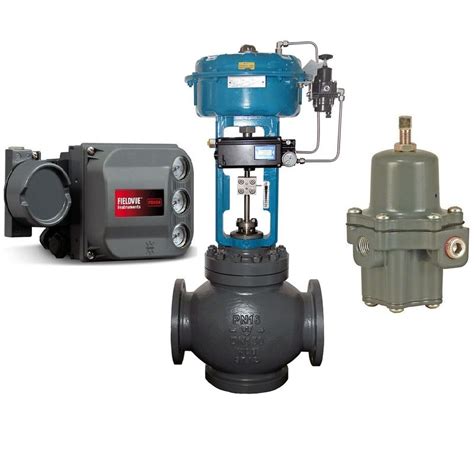 Pneumatic Control Valve With Positioner Fisher Dvc6200 Smart Valve
