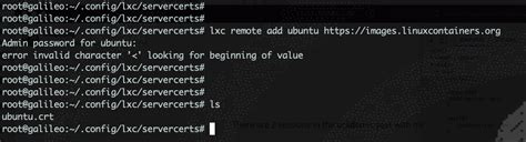 Lxd Remote Certificate Expired Add Back Lxd Linux Containers Forum