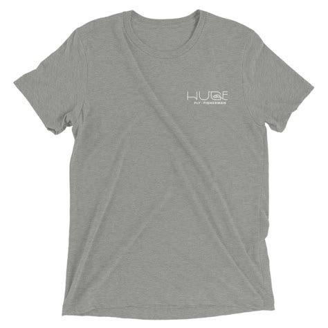 Tri Blend T Shirt Huge Fly Fisherman