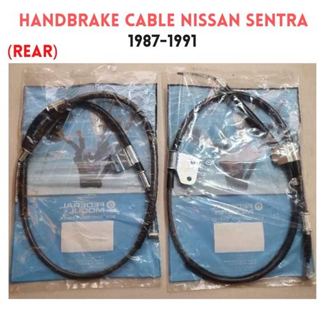 Handbrake Cable Rear Nissan Sentra 1987 1991 Usa Brand Federal Mogul