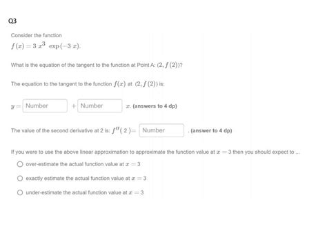 Solved Consider The Function F X X Exp X Chegg Com