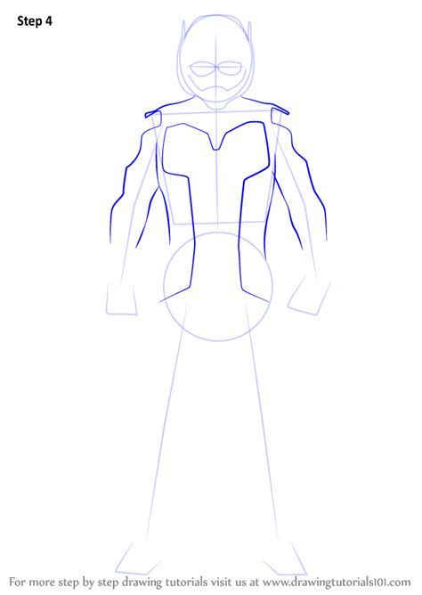 Learn How To Draw Ant Man Marvel Comics Step By Step Drawing Tutorials