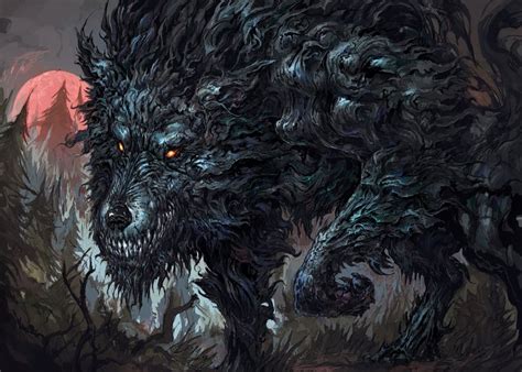 Dire Wolf Inscryption Drawn By Carpetcrawler Danbooru