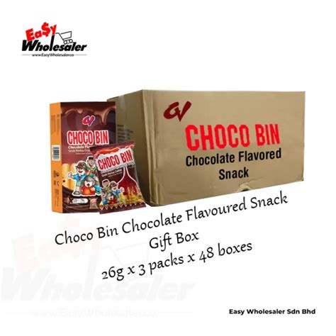 Cv Choco Bin Chocolate Flavoured Snack T Box