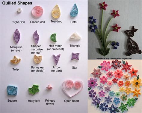 Quilling Shapes Chart At Elijah Elliston Blog